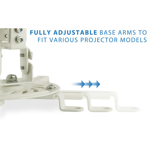 Mount-It! Low Profile Projector Ceiling Mount, 360 Full Motion Rotation ...