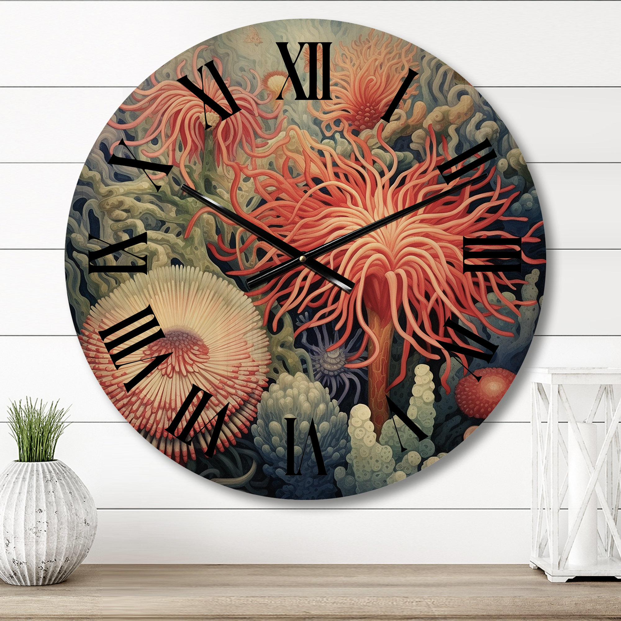 East Urban Home Beautiful Deep Sea Anemones Retro Harmony IV - Marine ...