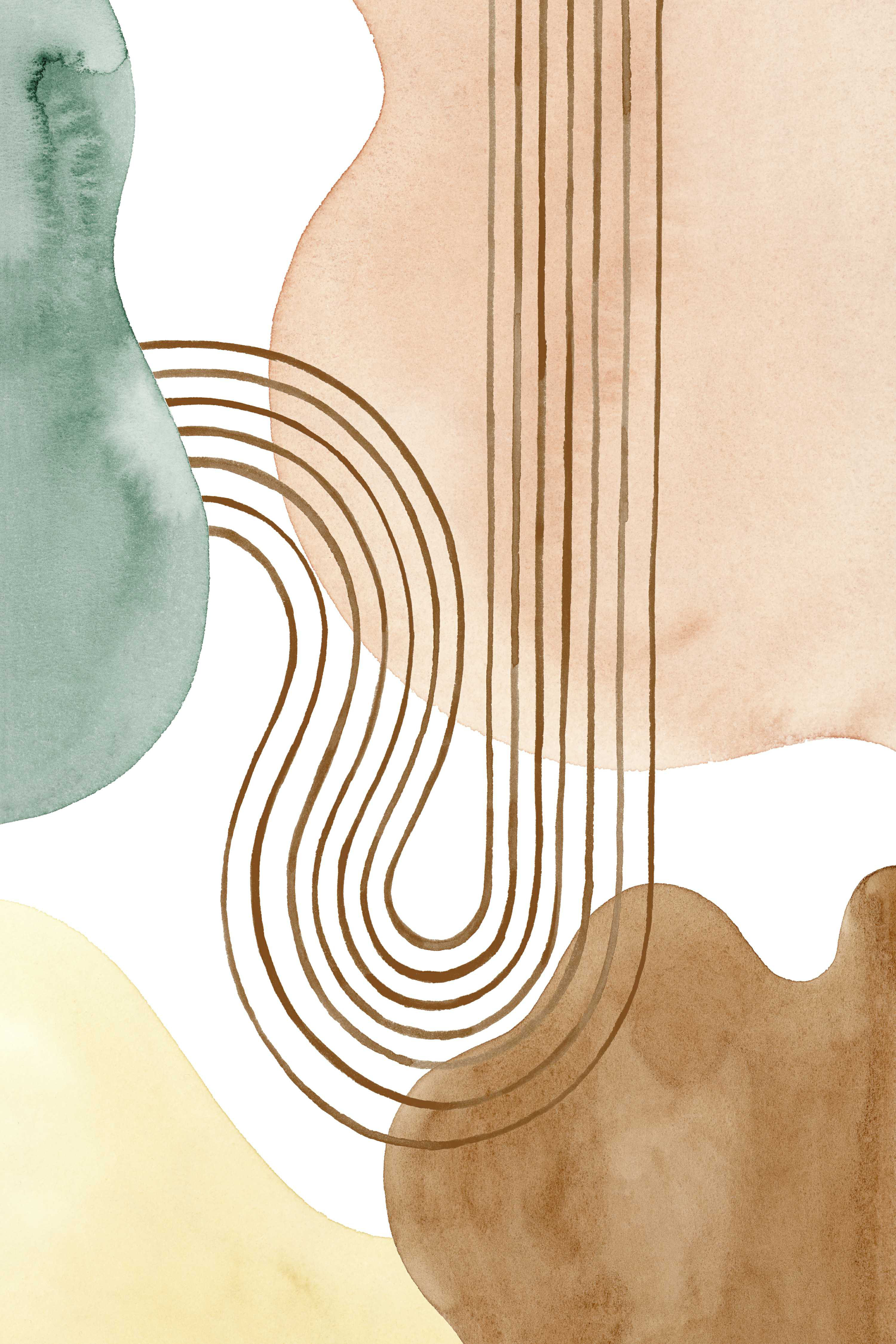 Orren Ellis Spring Shapes II by Grace Popp - Wrapped Canvas Print ...