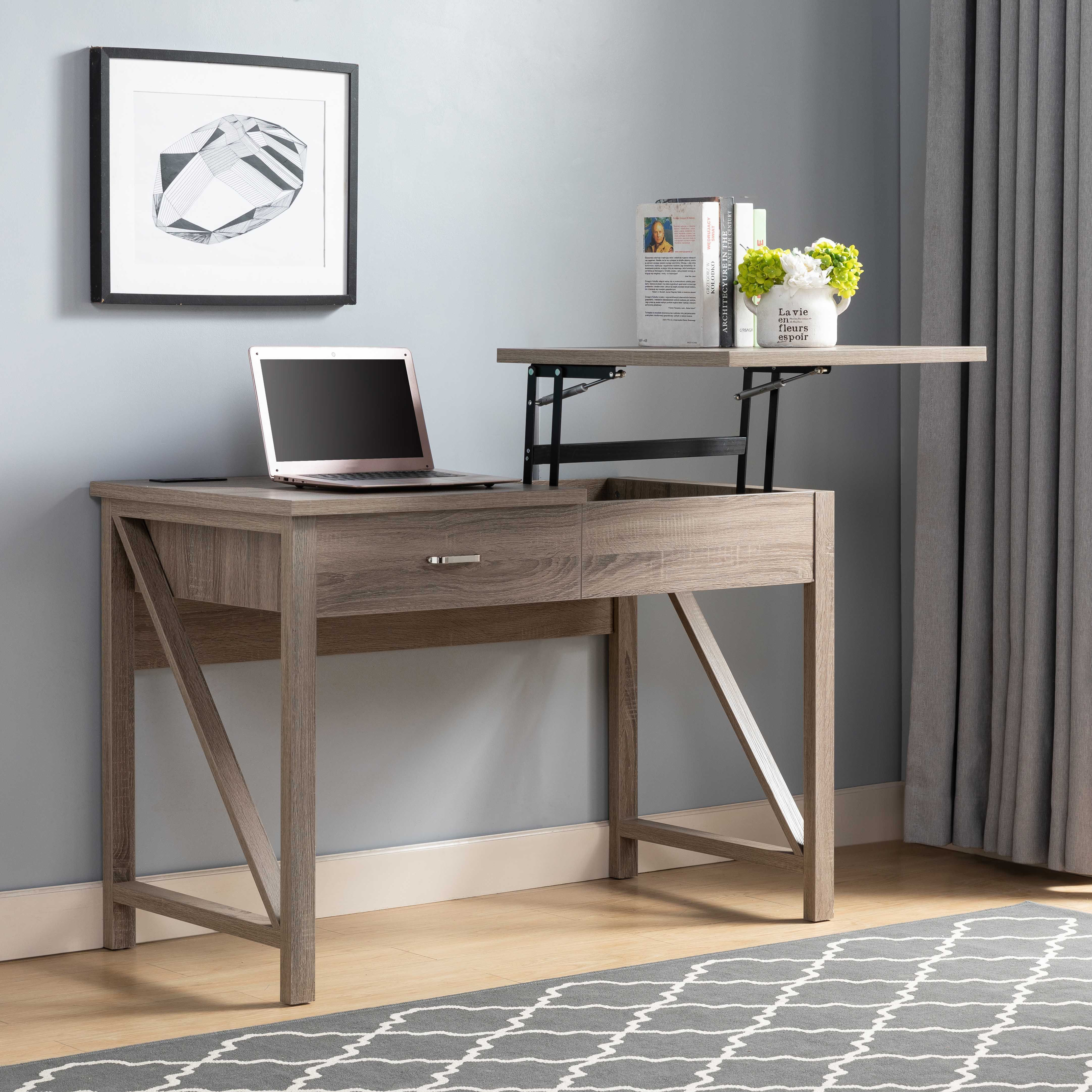 Gracie Oaks Nutica Adjustable Writing Desk | Wayfair
