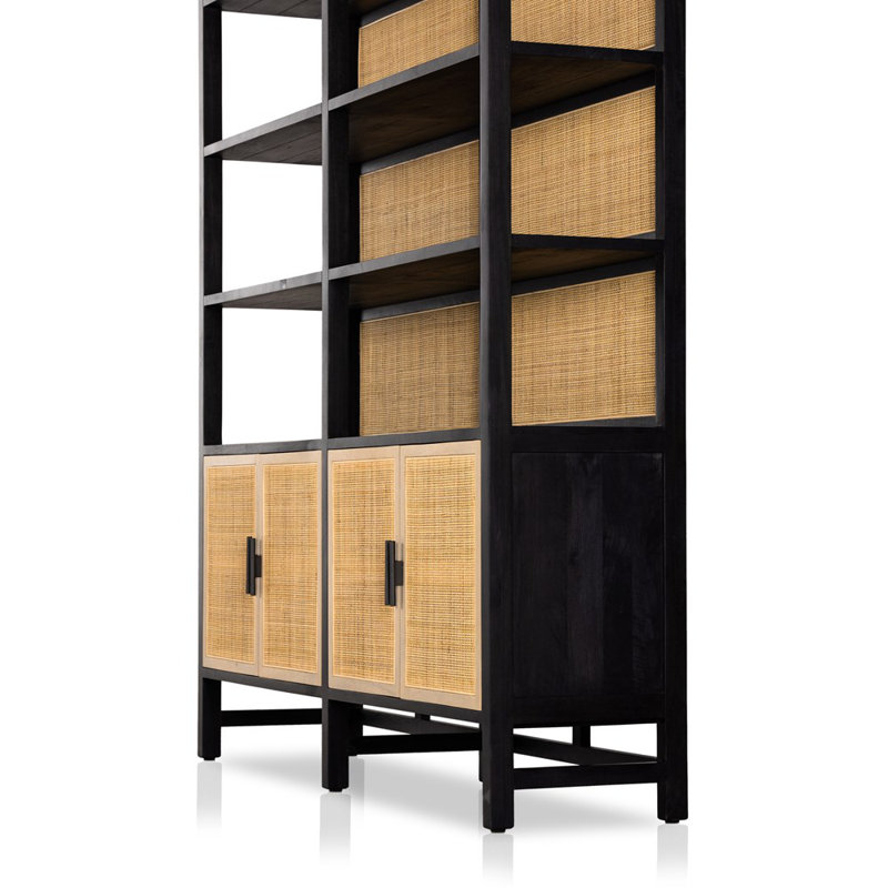 Bayou Breeze Leighton Storage Bookcase | Wayfair