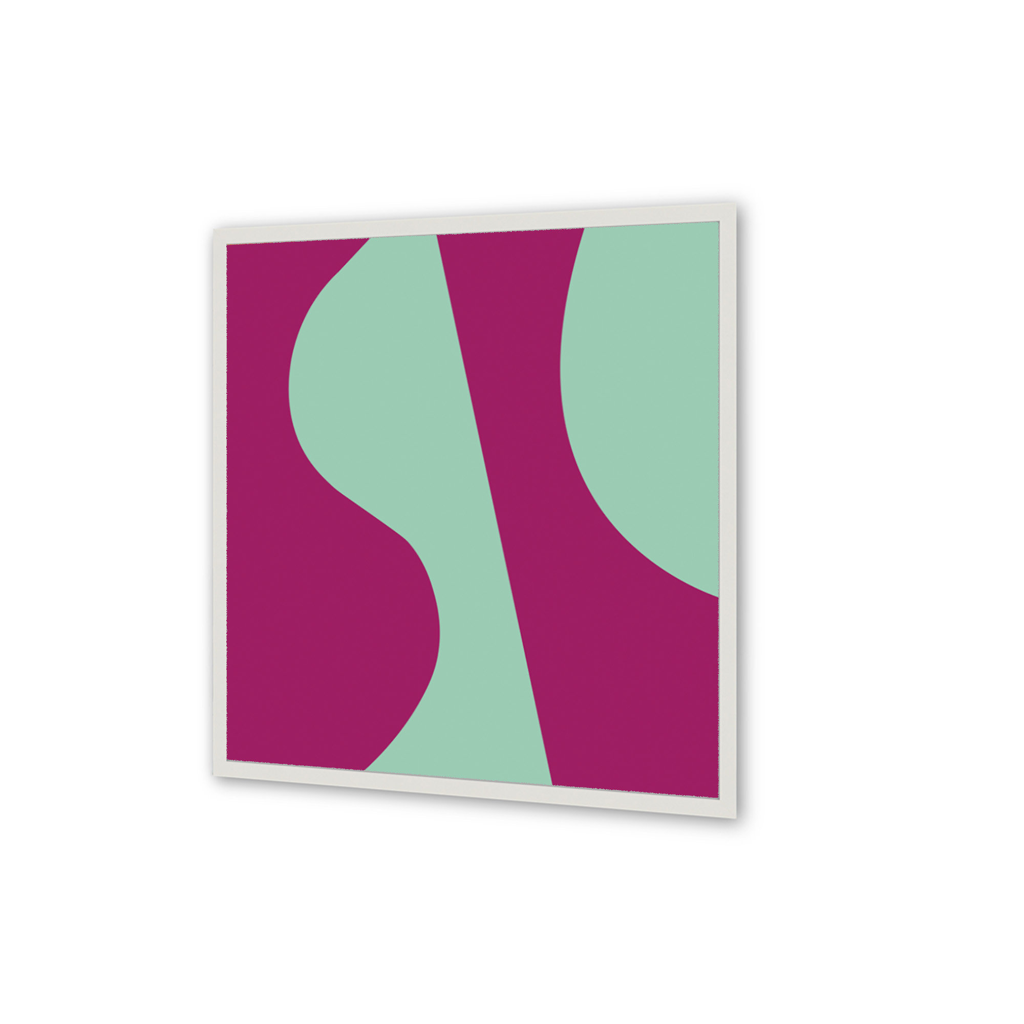 Good Black Art "Color and Space Study: French Green-Maroon" by Holly ...