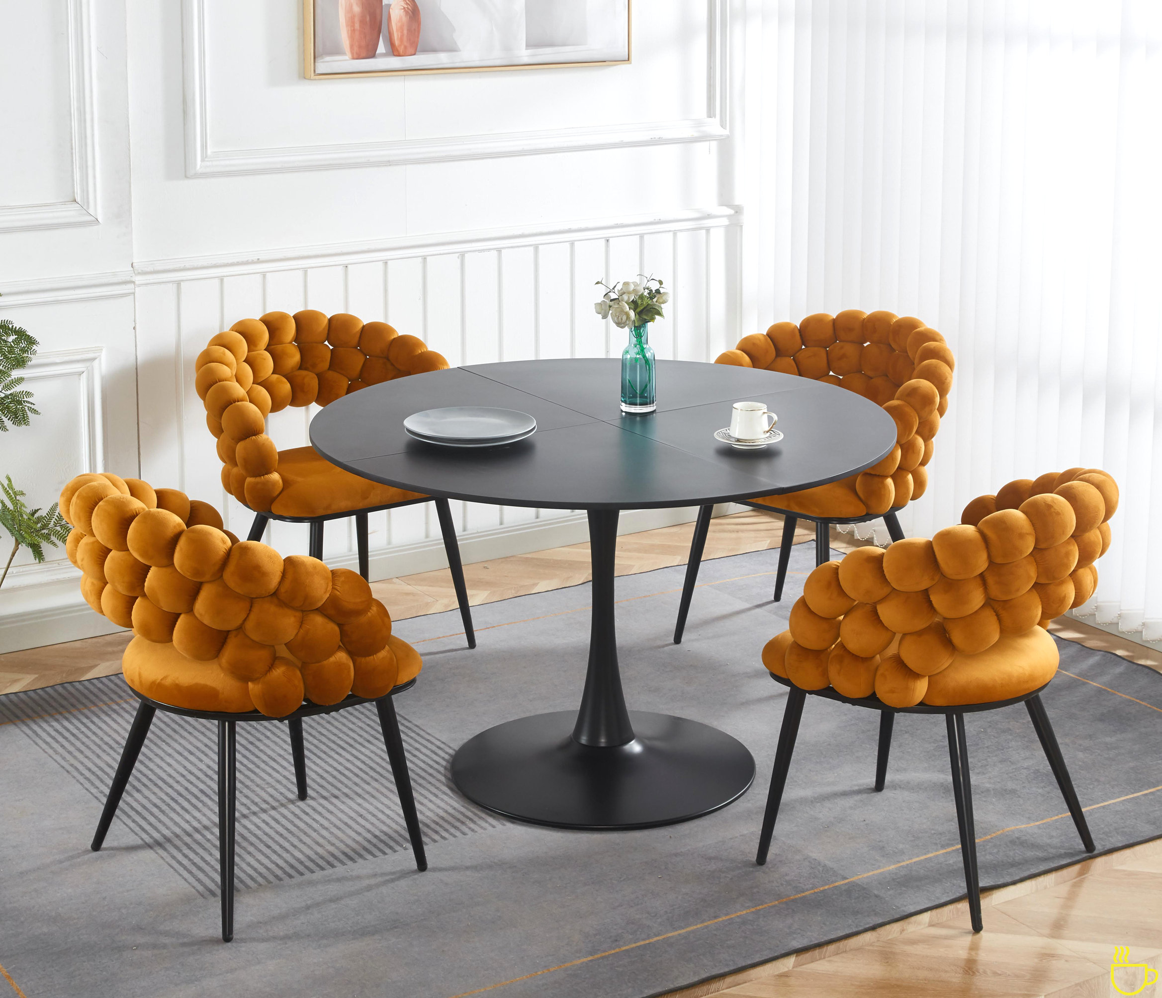 Latitude Run® Round Dining Table,Office Table,Coffee Table - Wayfair Canada