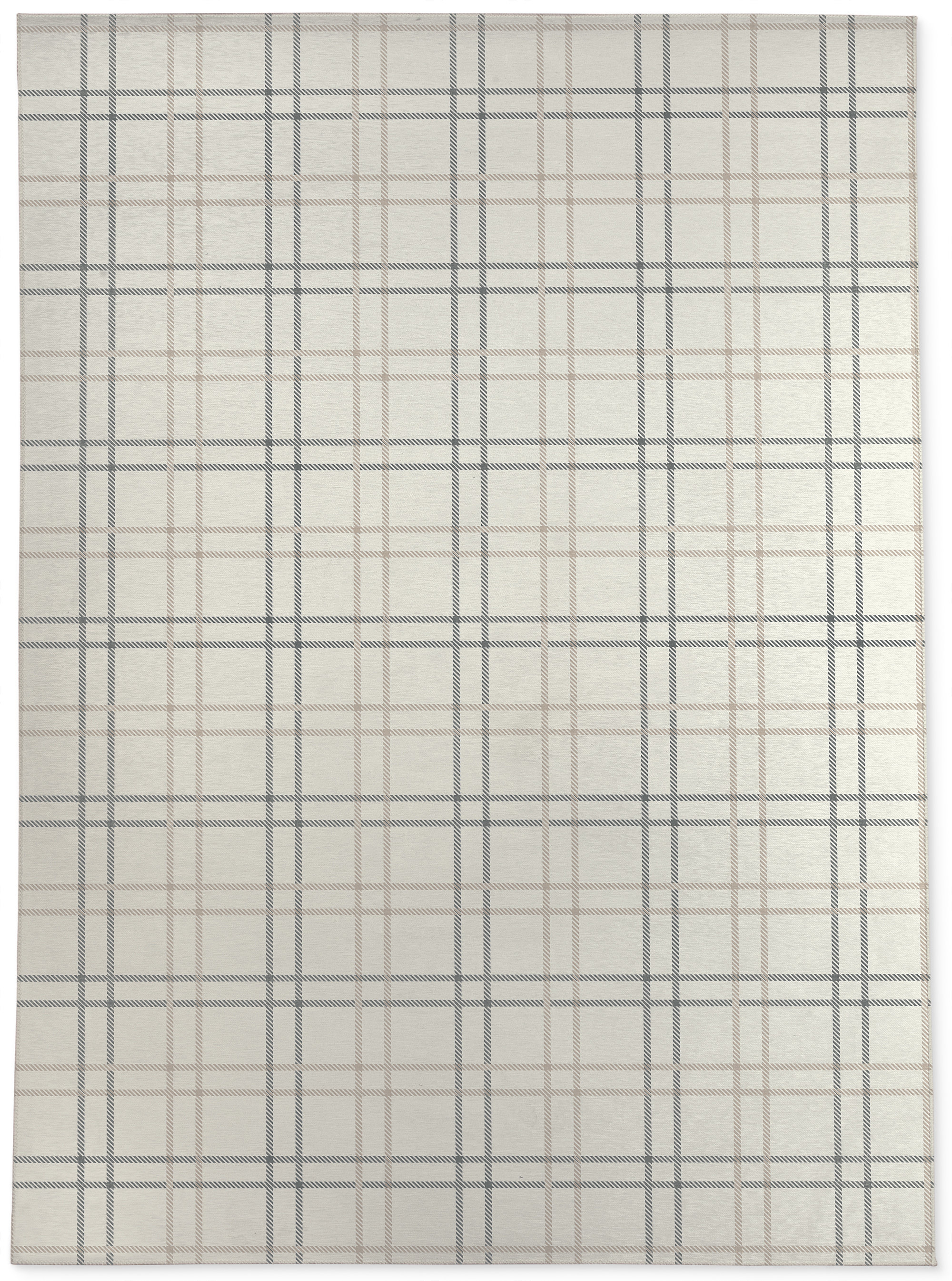 Gracie Oaks Mulry Coastal Plaid Kitchen Mat | Wayfair