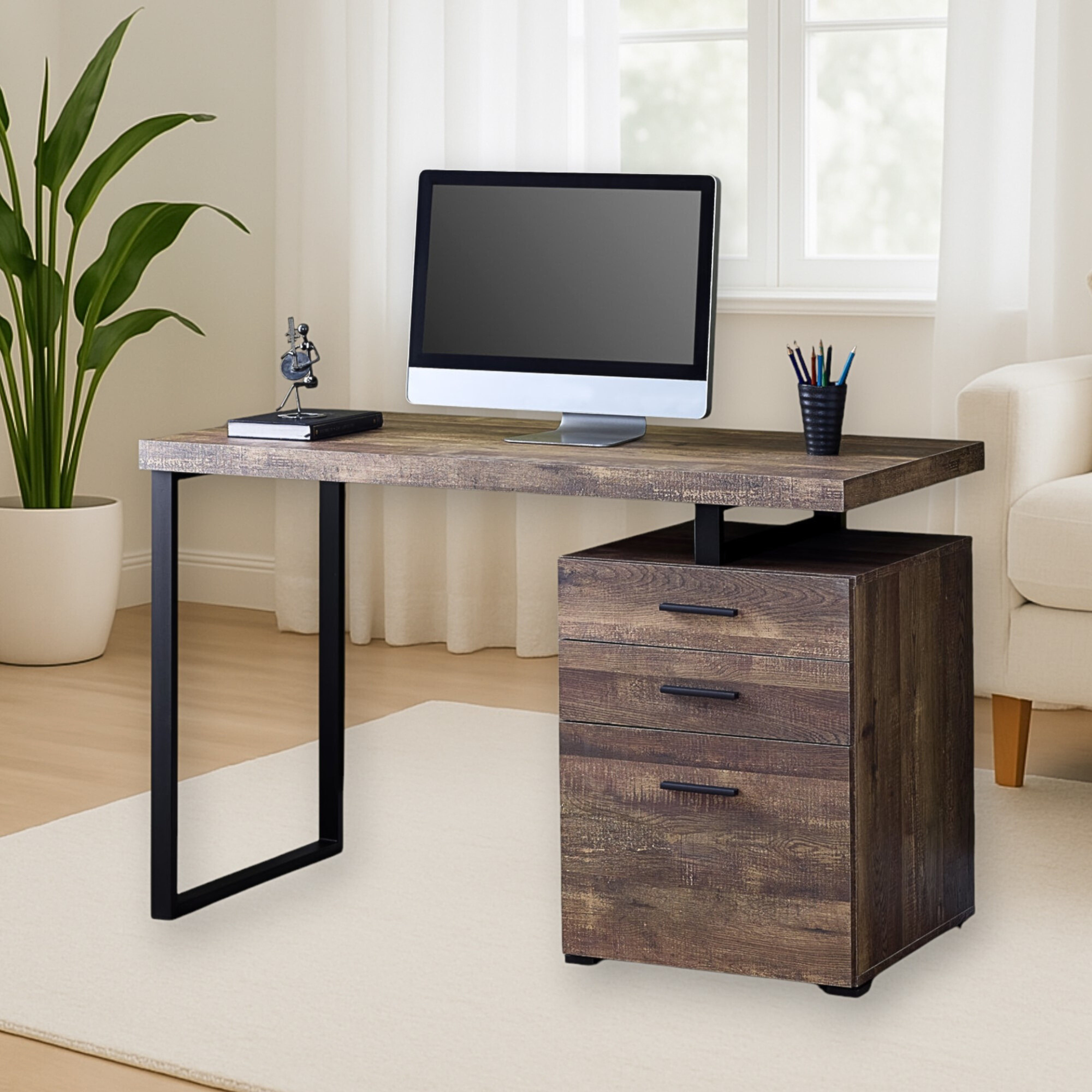 17 Stories Stella Computer Desk | Wayfair