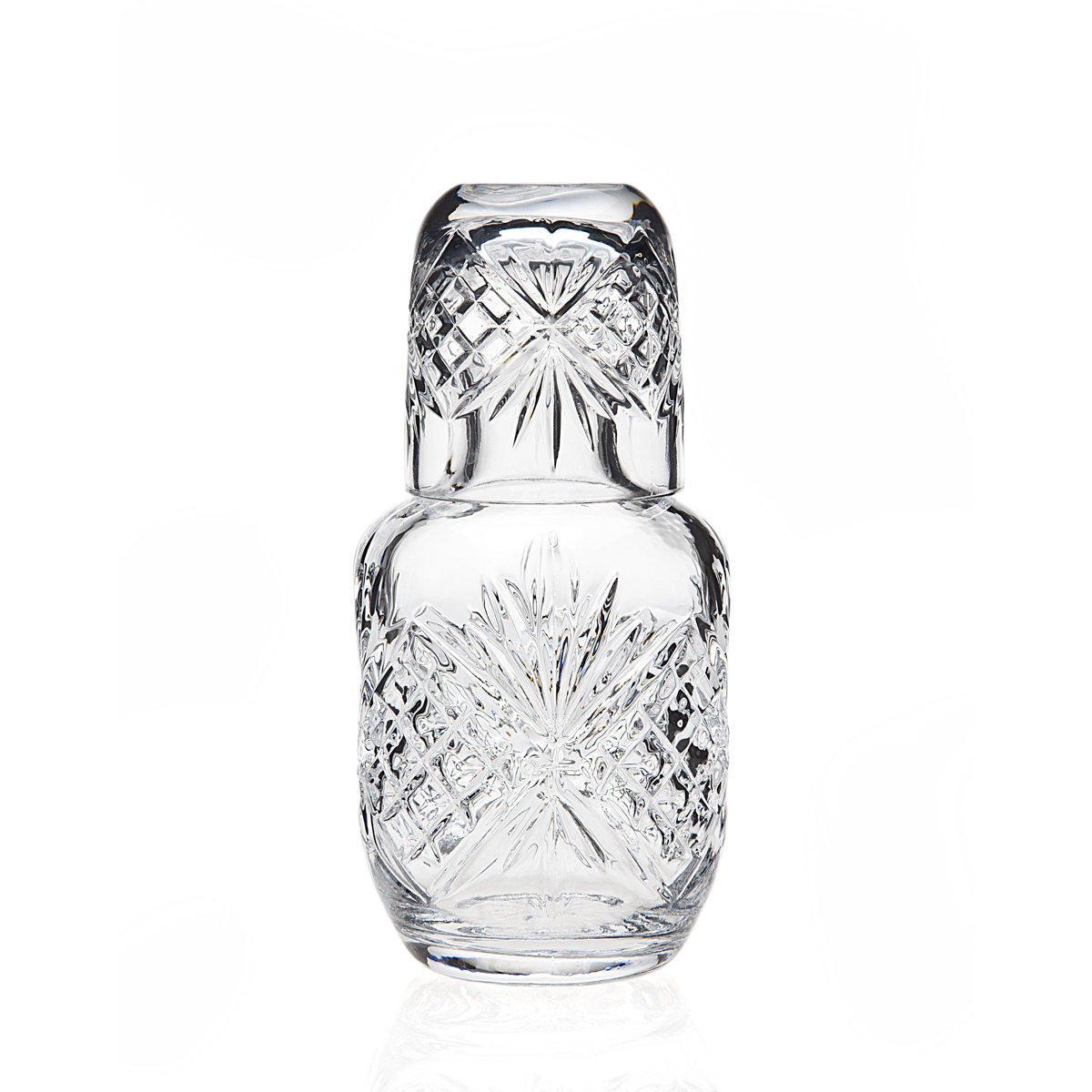 Godinger Silver Art Co Dublin Crystal Bedside Water Carafe 16oz ...