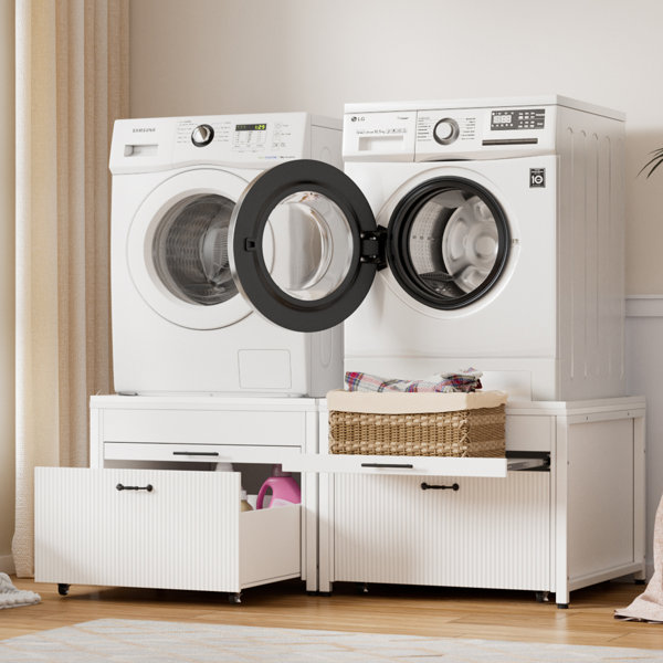 ElasignShopo Washer Dryer Laundry Pedestal 29" Universal Fit Anti ...