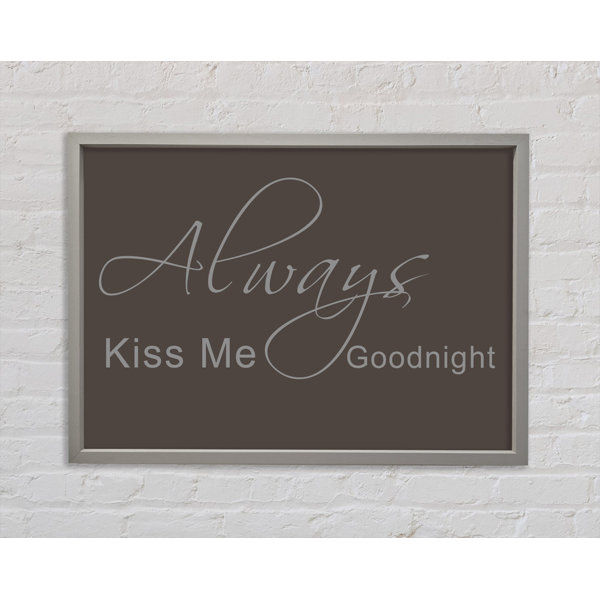 Bright Star Always Kiss Me Goodnight 2 Chocolate - Einzelner ...
