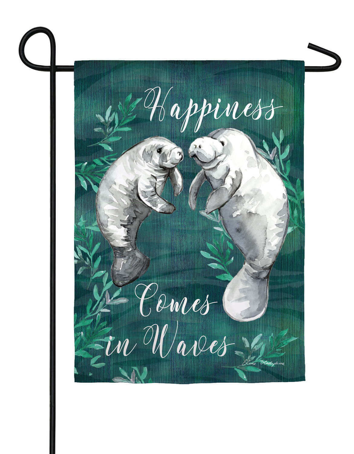 Evergreen Enterprises, Inc Happy Manatees 2-Sided Polyester 18 x 13 in ...