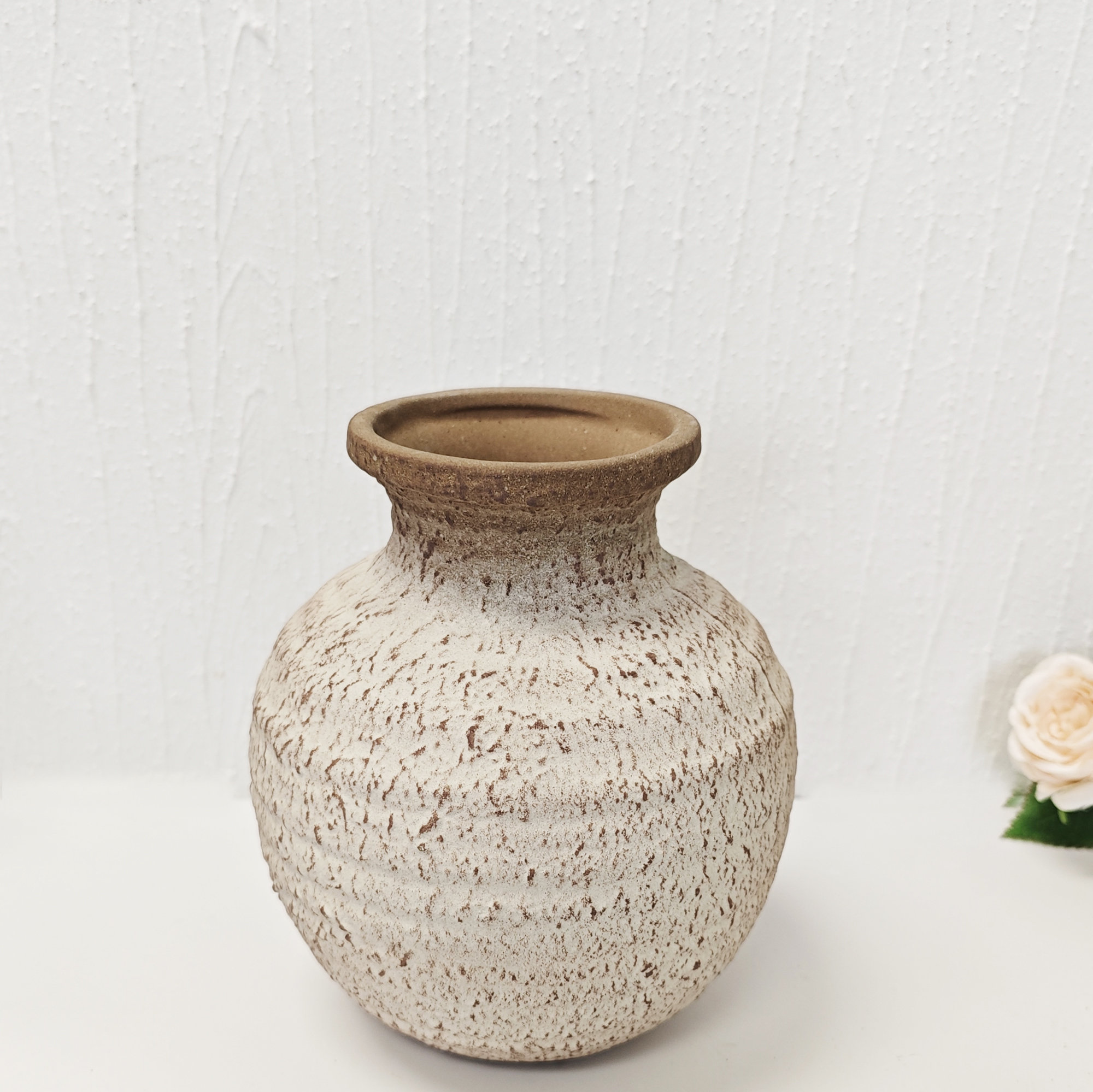 Bungalow Rose Ladie Handmade Ceramic Table Vase | Wayfair