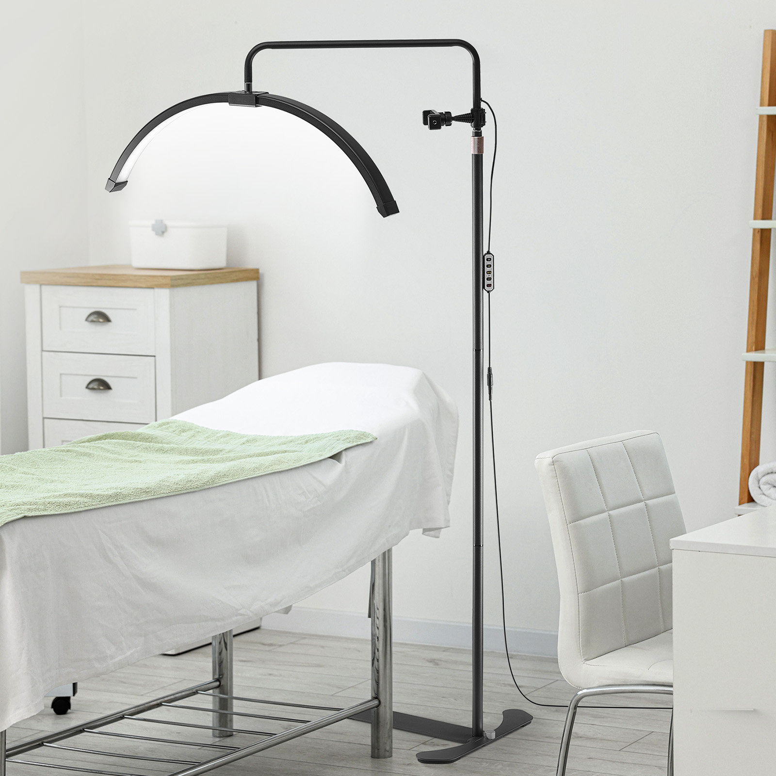 Wrought Studio Half Moon Light for Esthetician 26inch Dimmable LED ...