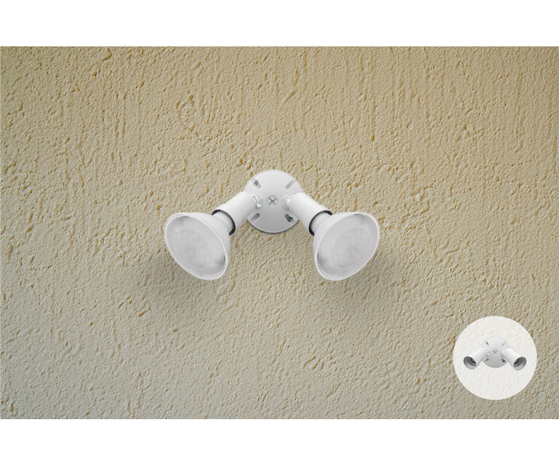 Lithonia Lighting 2 - Head LED Outdoor Security Flood Light & Reviews ...