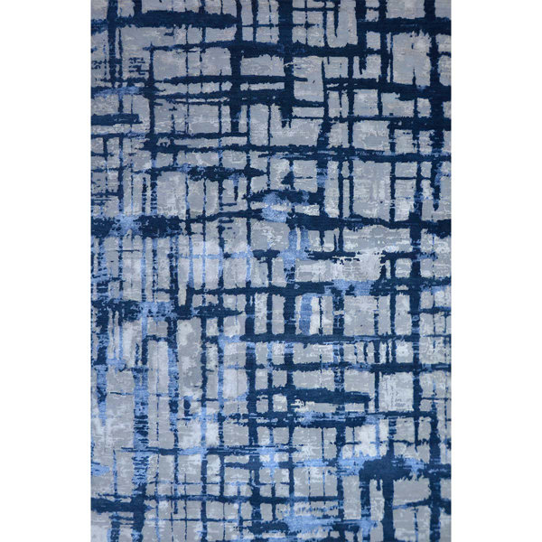 Bokara Rug Co., Inc. Hand-Knotted High-Quality Cobalt Blue Area Rug ...