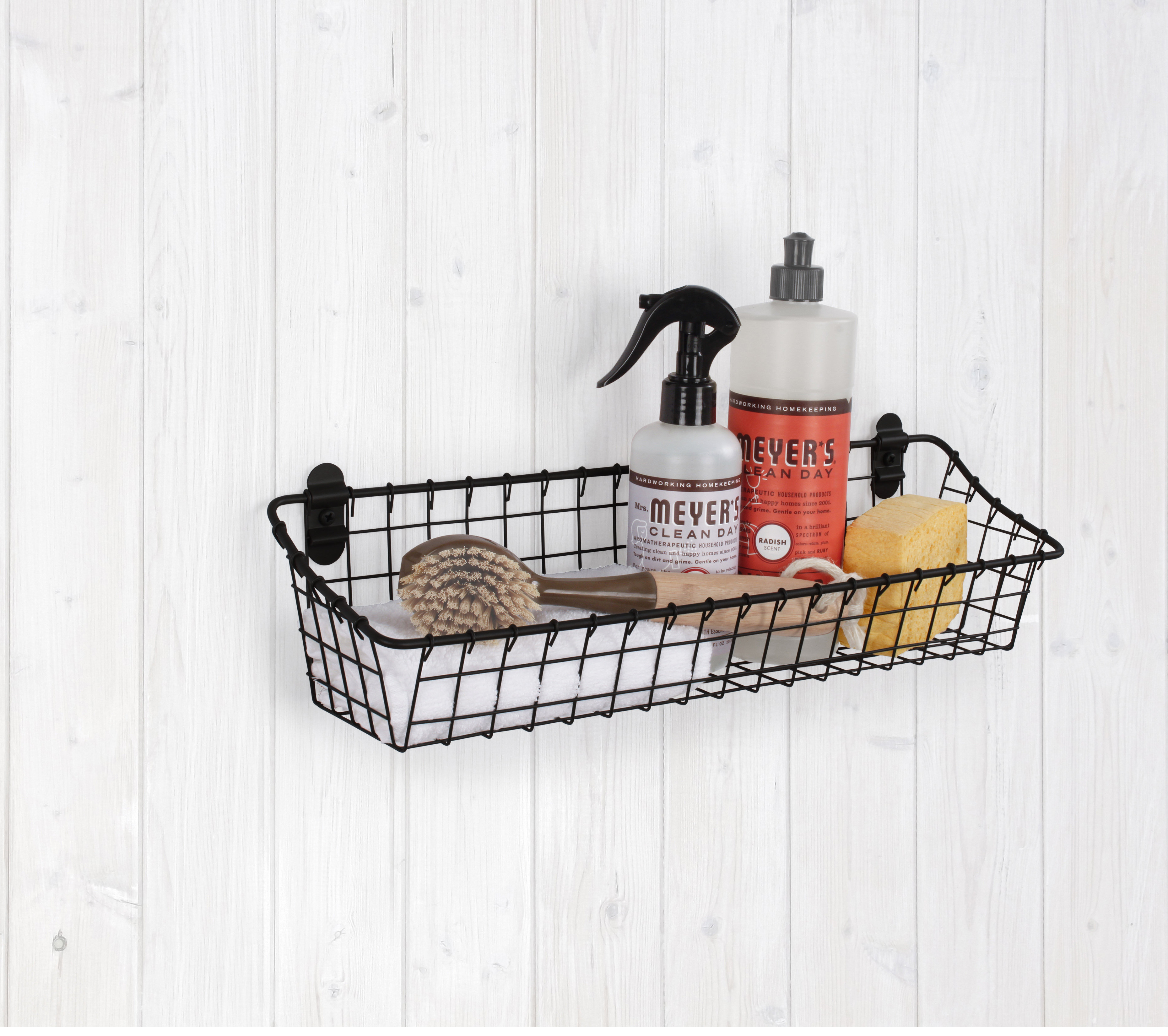 Dotted Line™ Rangement mural Albie Dotted Line™ avec paniers muraux et ...