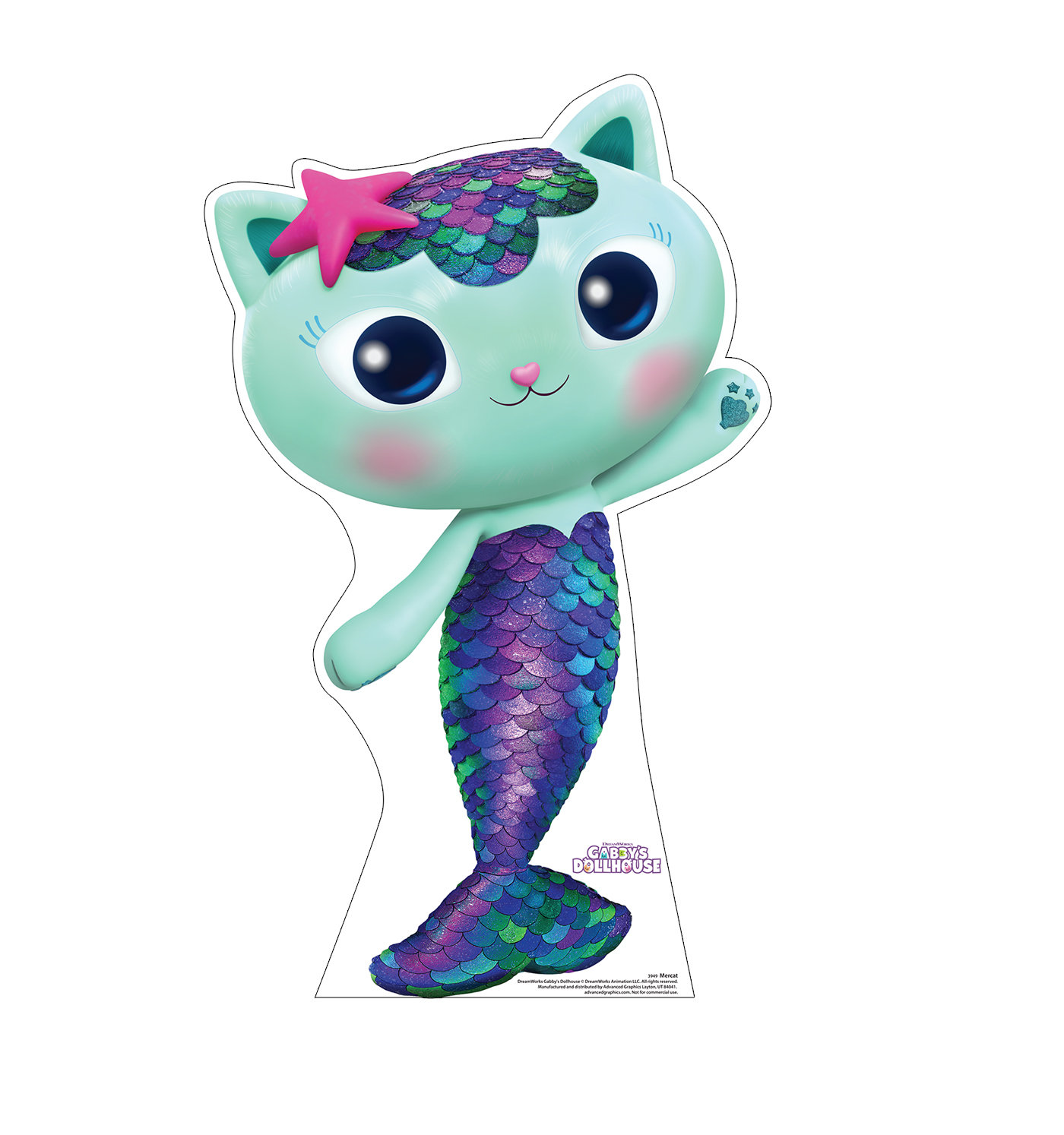 Advanced Graphics Mercat (Gabby's dollhouse) | Wayfair