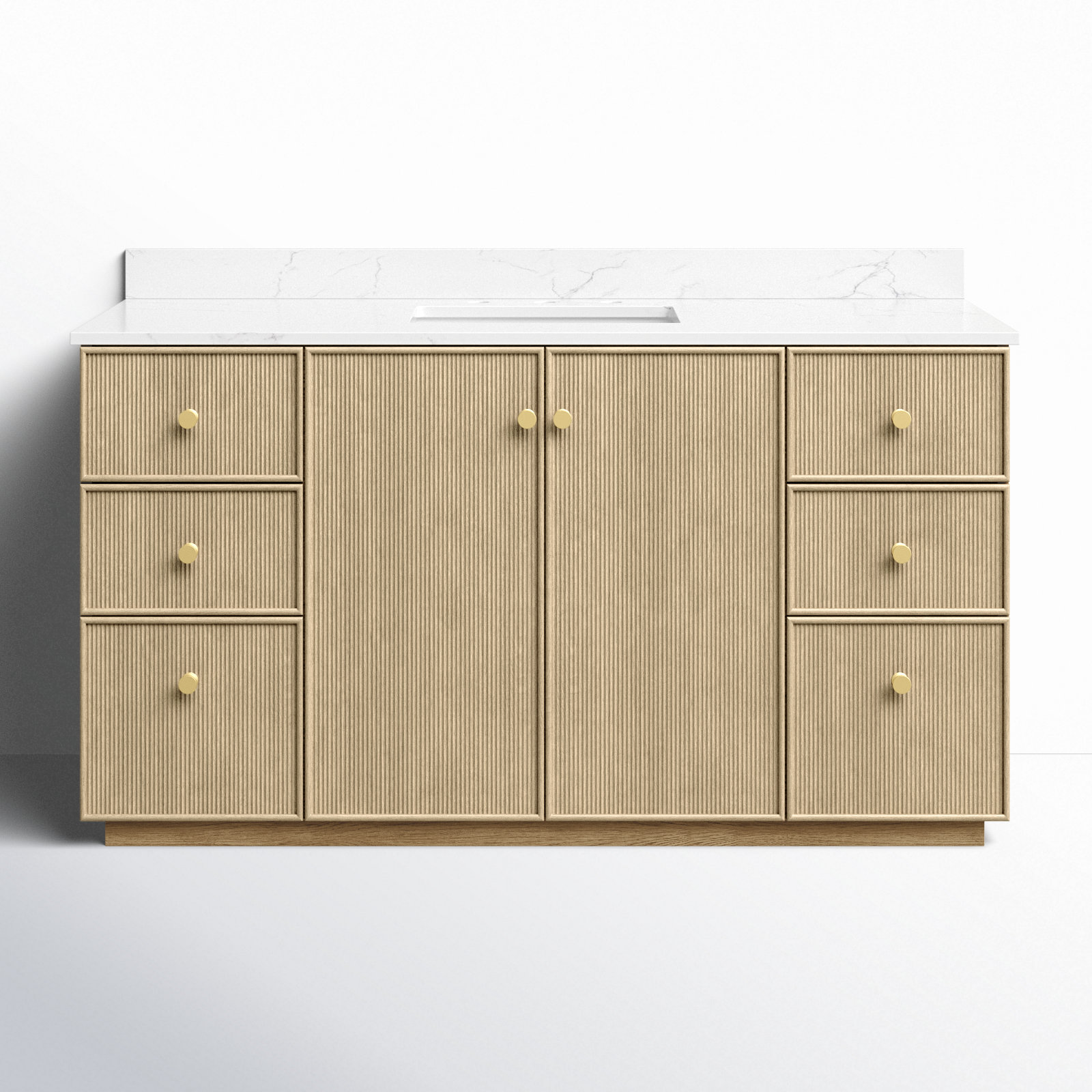 Birch Lane™ Rally 60'' Free Standing Single Bathroom Vanity with ...
