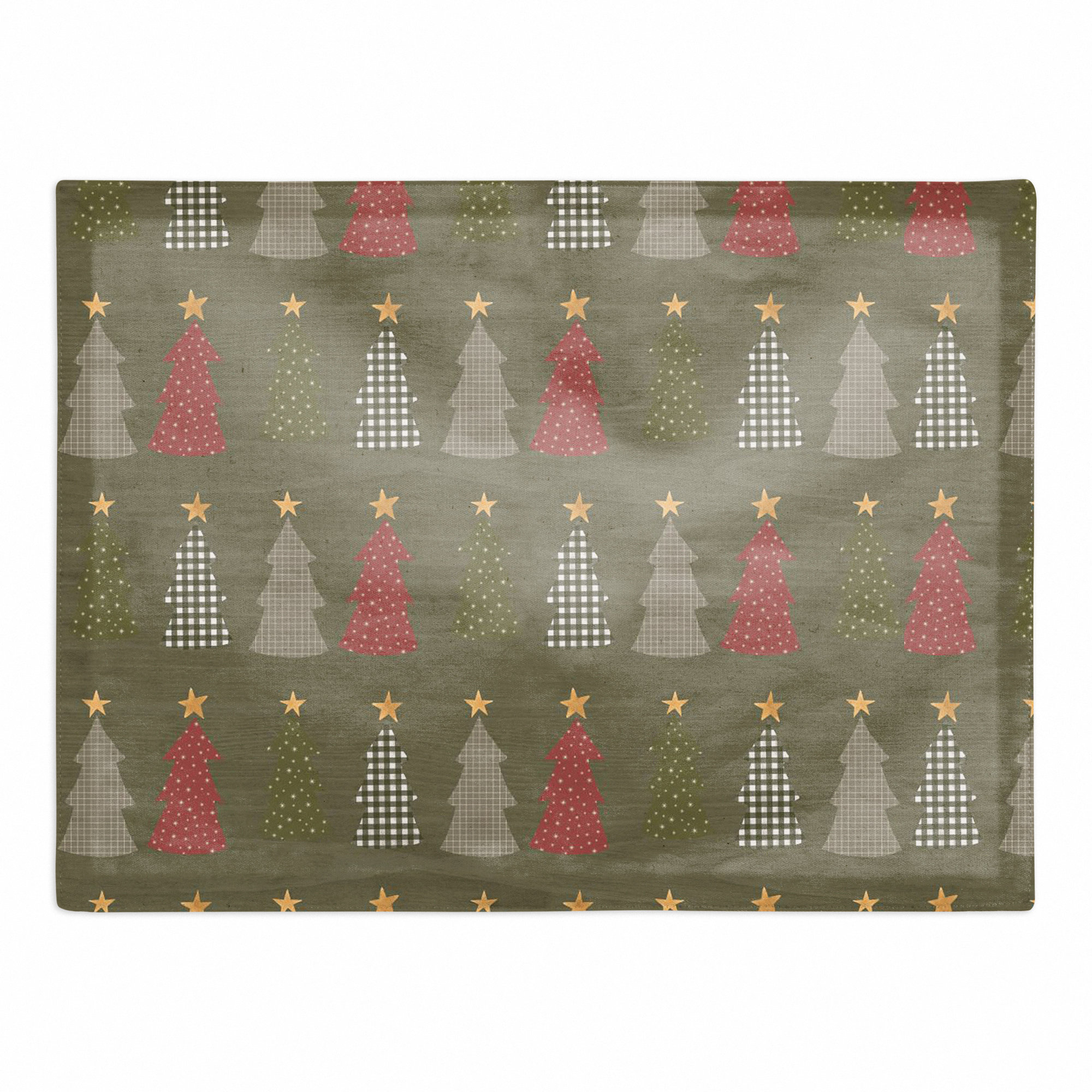 The Holiday Aisle® Dushaj 14" Cotton Placemat | Wayfair
