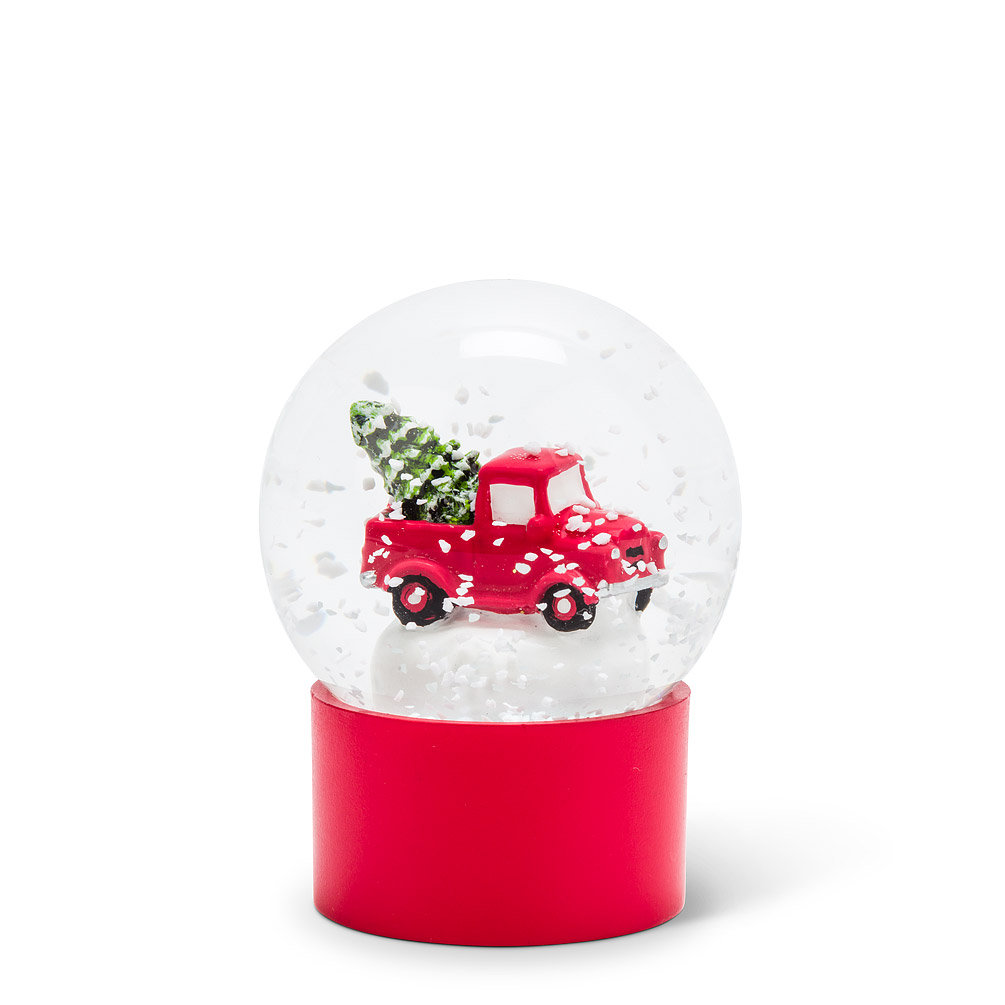 The Holiday Aisle® Red Truck With Tree Water Globe - Wayfair Canada