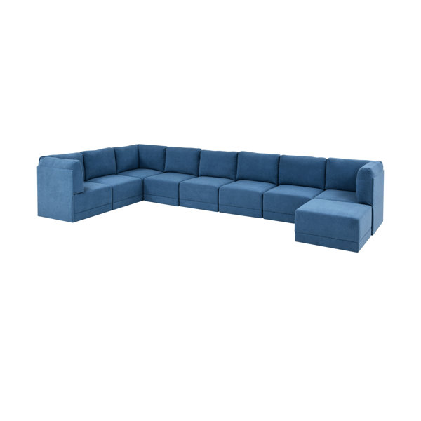 Wade Logan® Towles 10 - Piece Upholstered Sectional & Reviews | Wayfair