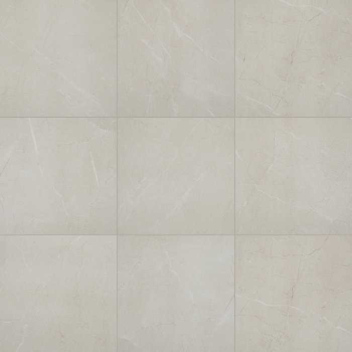 Daltile Perpetuo 24" x 24" Porcelain Marble Look Wall & Floor Tile (4 ...