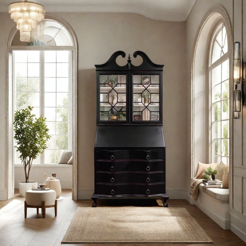 Parttlion French style solid wood vintage locker bookcase | Wayfair