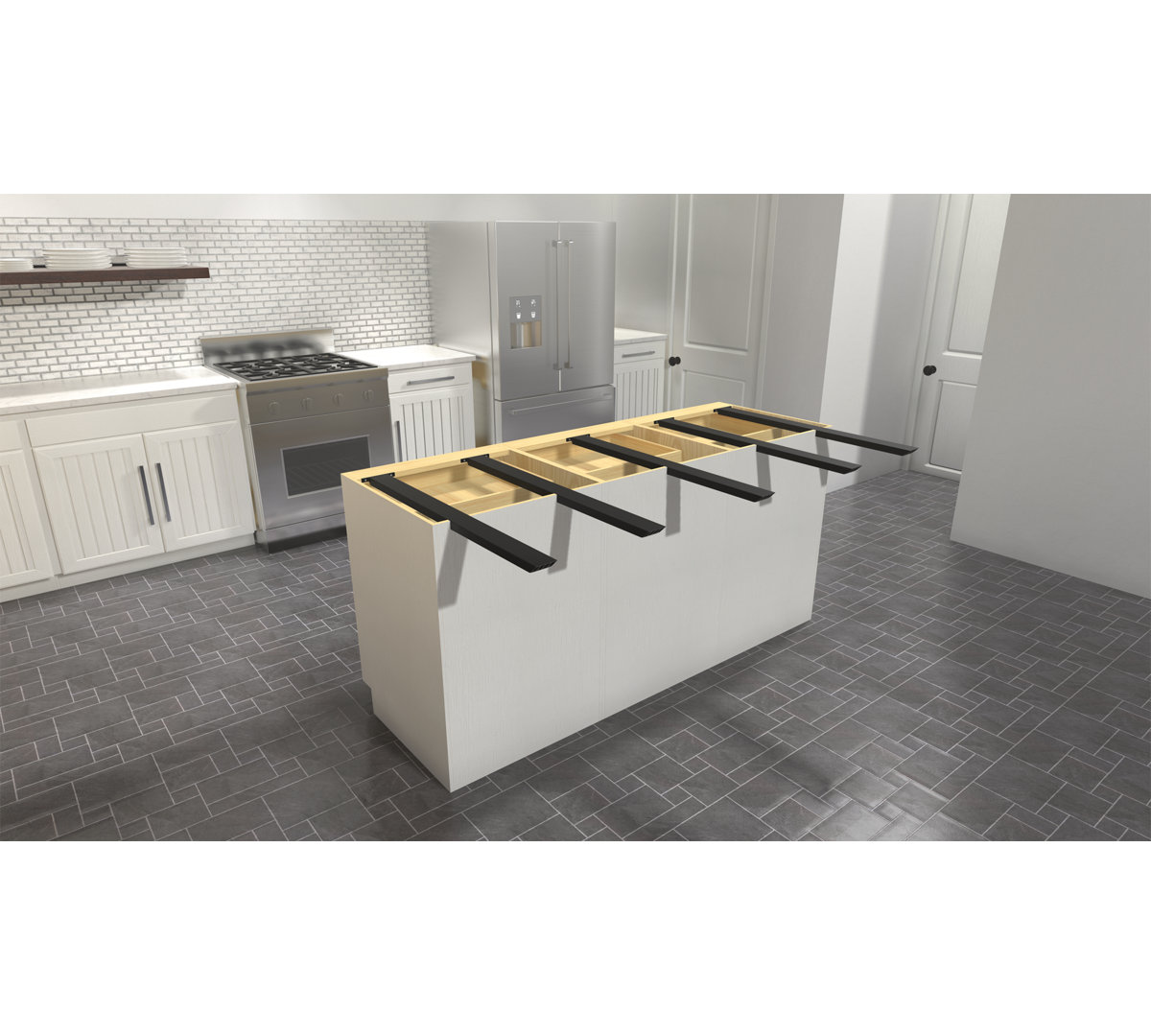 The Original Granite Bracket The Original Hidden Island Industrial ...