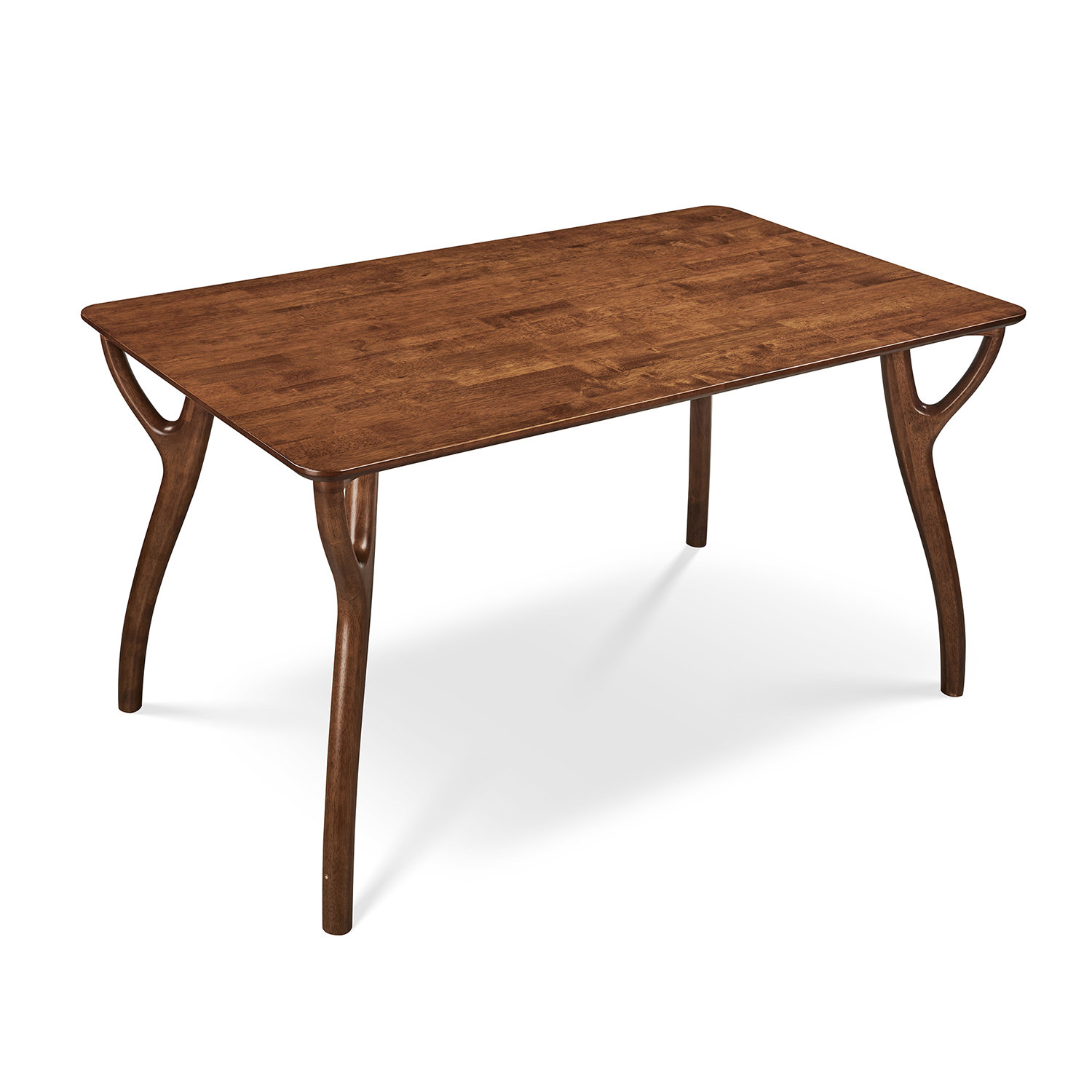 Union Rustic Elfie Rectangle Wooden Dining Table - 140cm | Wayfair.co.uk