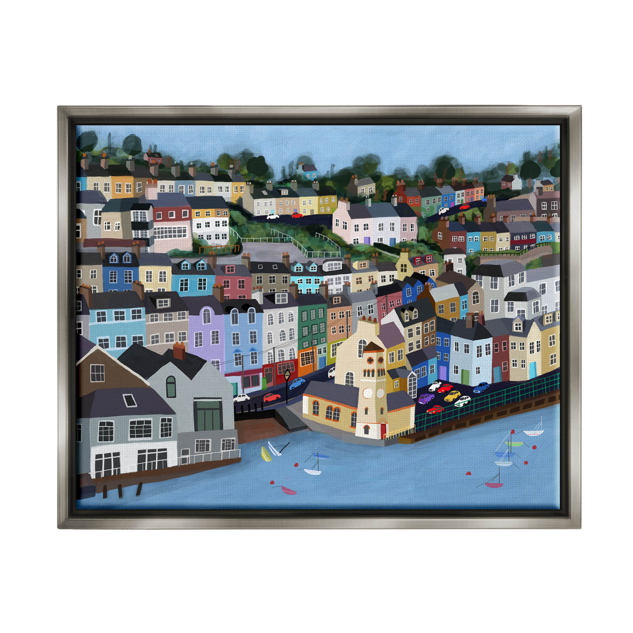 Longshore Tides Seaside City Neighborhood Streets by Carla Daly ...