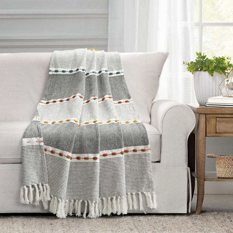 Lush Decor Cotton Throw & Reviews | Wayfair