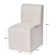 Ebern Designs Ritney Down Fill Modern Dining Chairs Casters Parsons ...