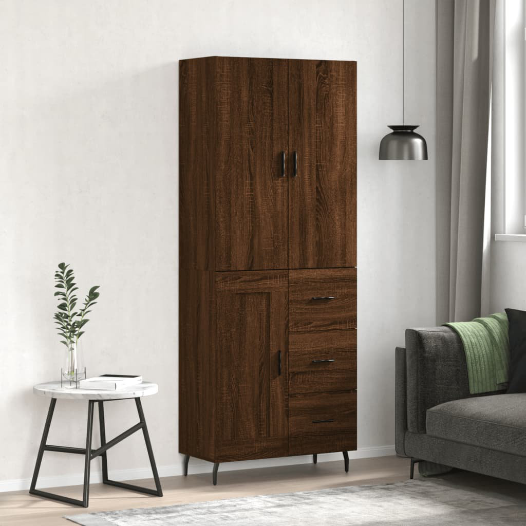 Latitude Run Yoxall 69.5cm Wide 3 Drawer Highboard | Wayfair.co.uk