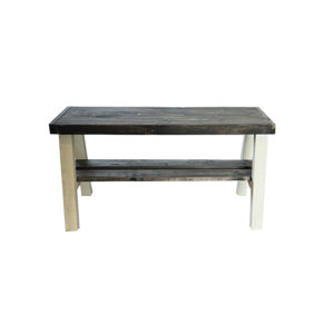 Gracie Oaks Minoo Solid Wood Storage Bench & Reviews | Wayfair