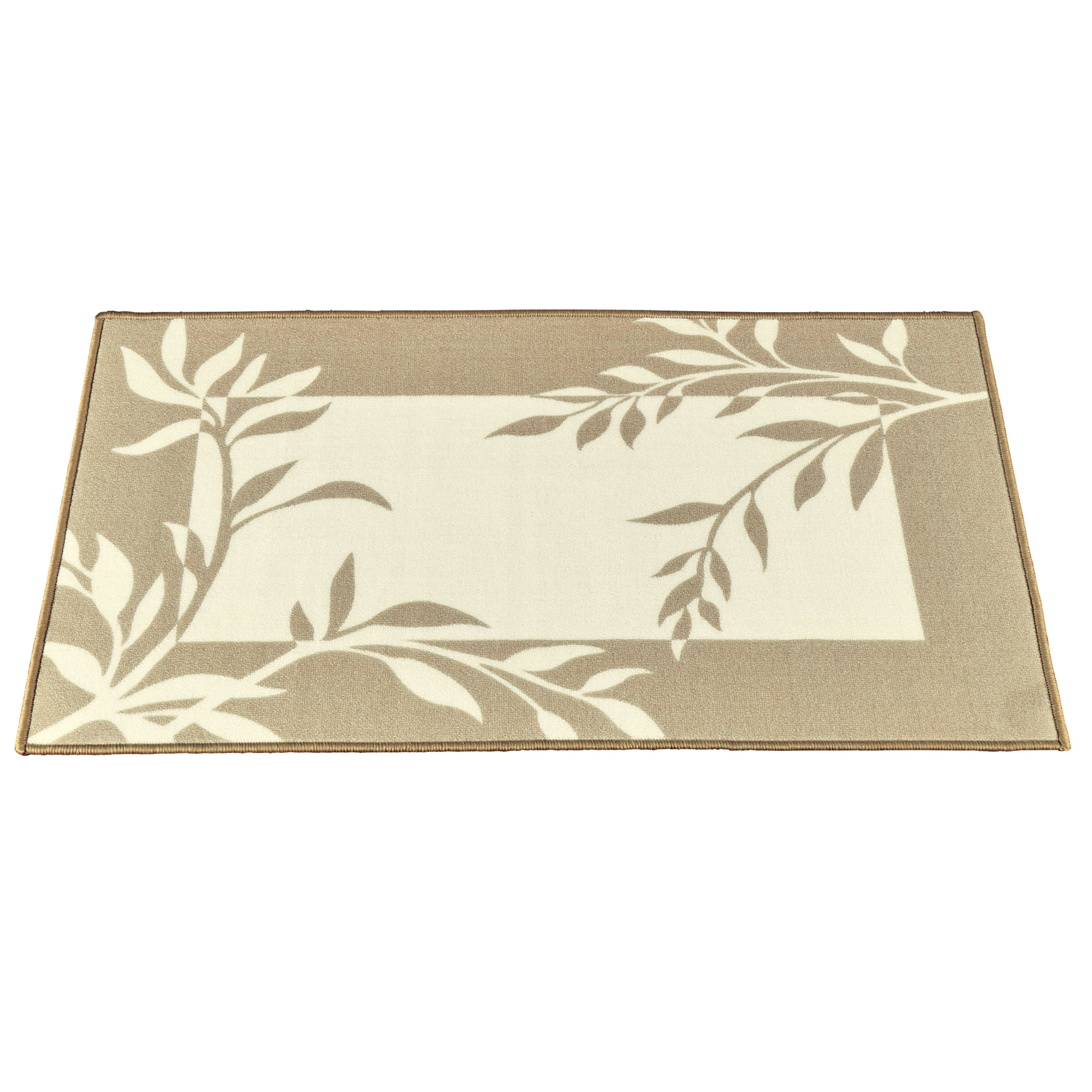 Winston Porter Exquisite Two-Toned Leaf Design Skid-Resistant Accent ...