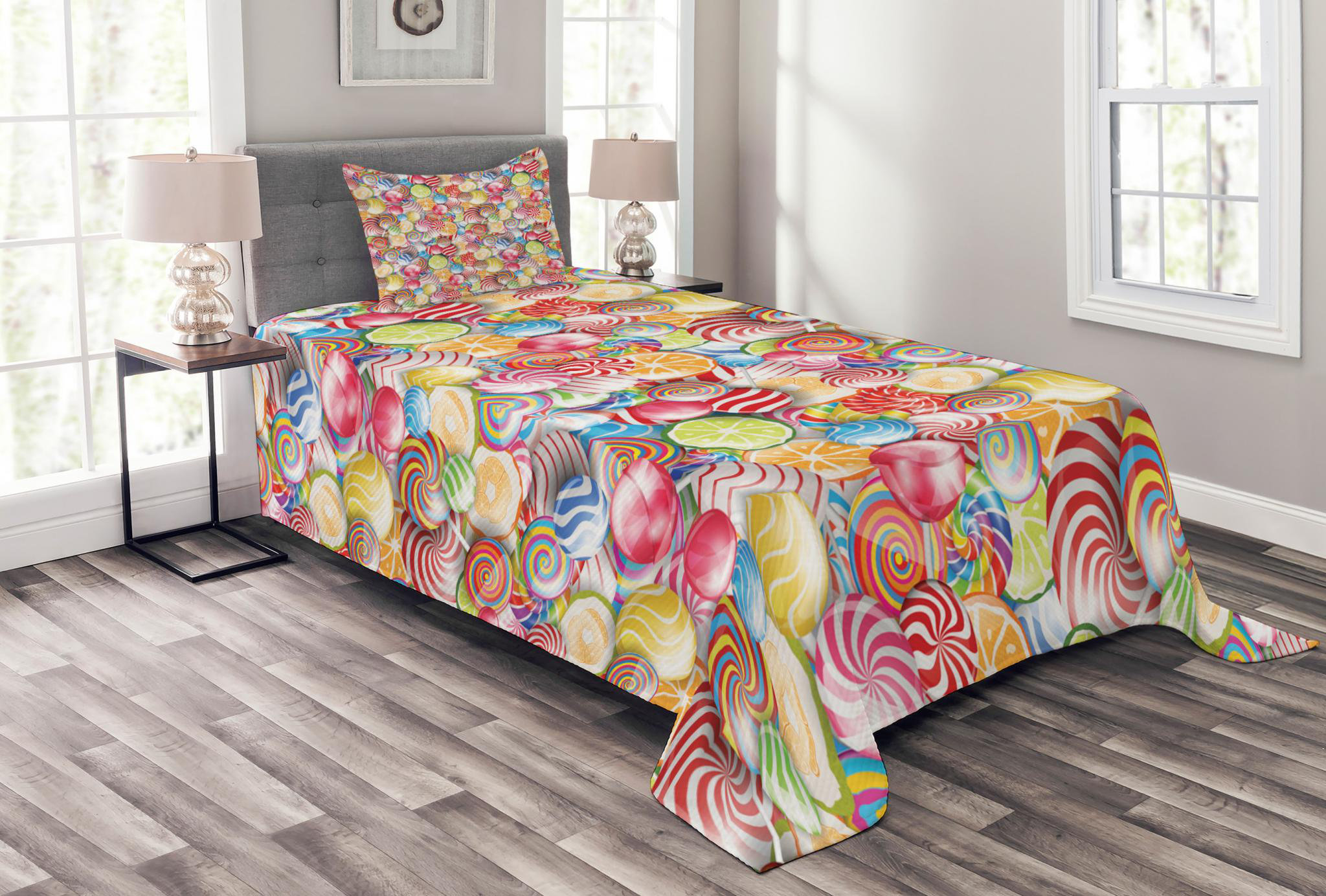 Ambesonne Colorful Coverlet Set | Wayfair