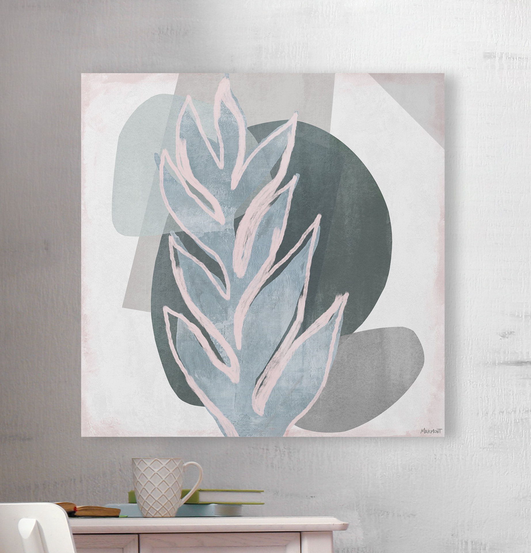 Red Barrel Studio® 'Variegated Indoor Plant' by Marmont Hill - Wrapped ...