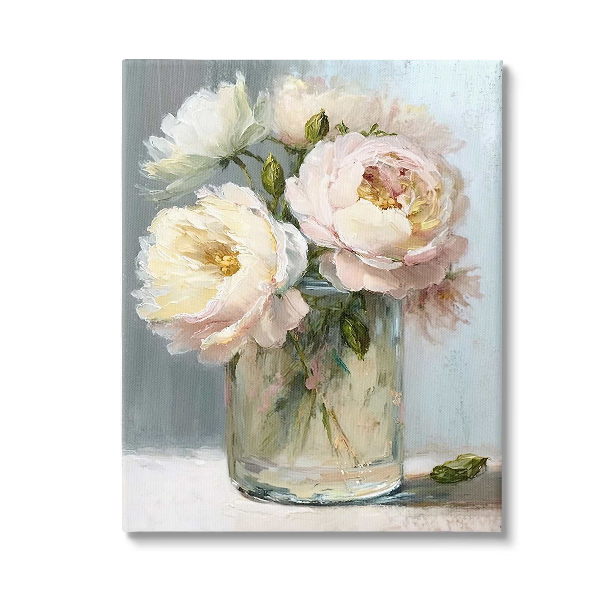 Winston Porter Subtle Rose Blooms Canvas Wall Art Design By Gina Kelly ...