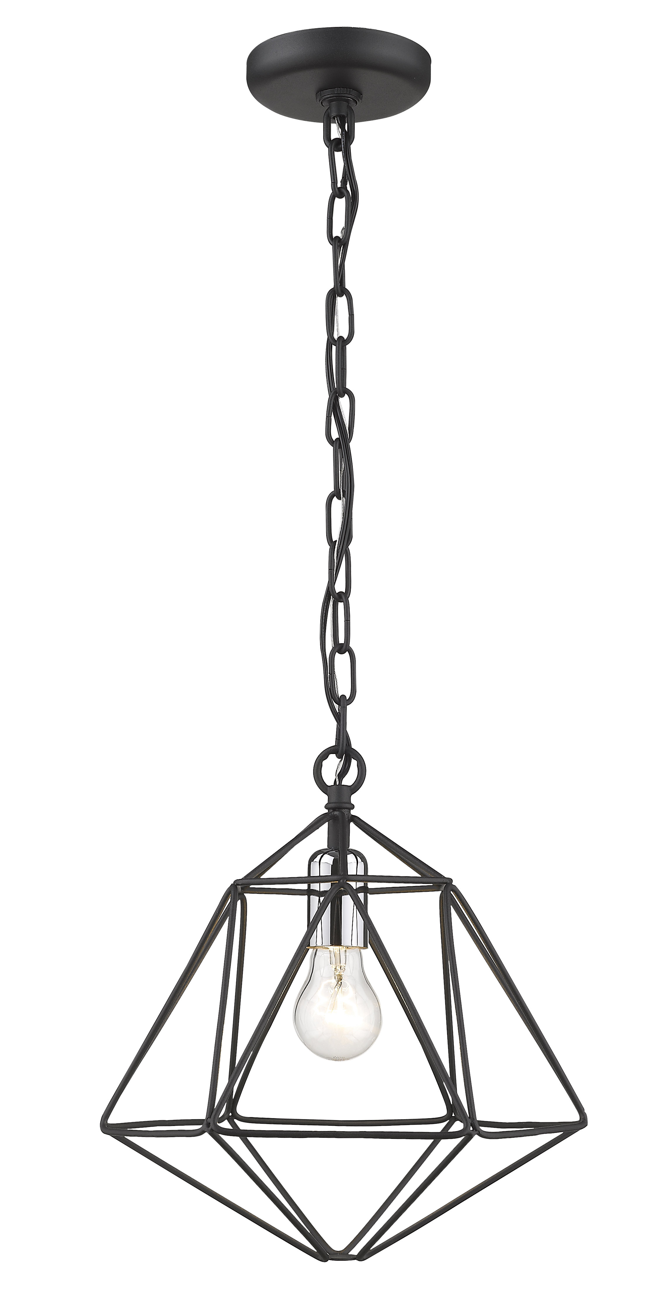 Wrought Studio™ Kiely 1 - Light Unique / Statement Geometric Pendant ...