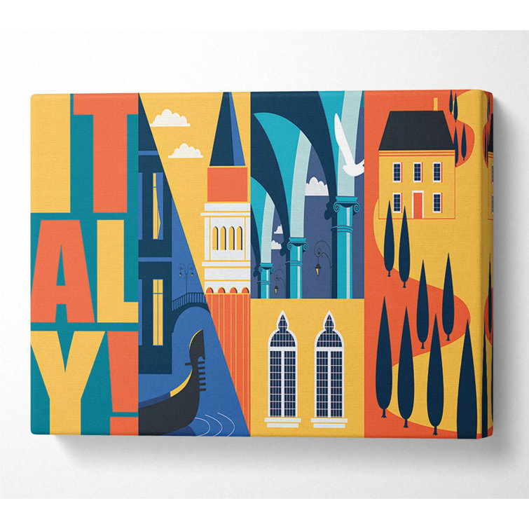 Maturi Italy Poster Illustration | Wayfair.co.uk