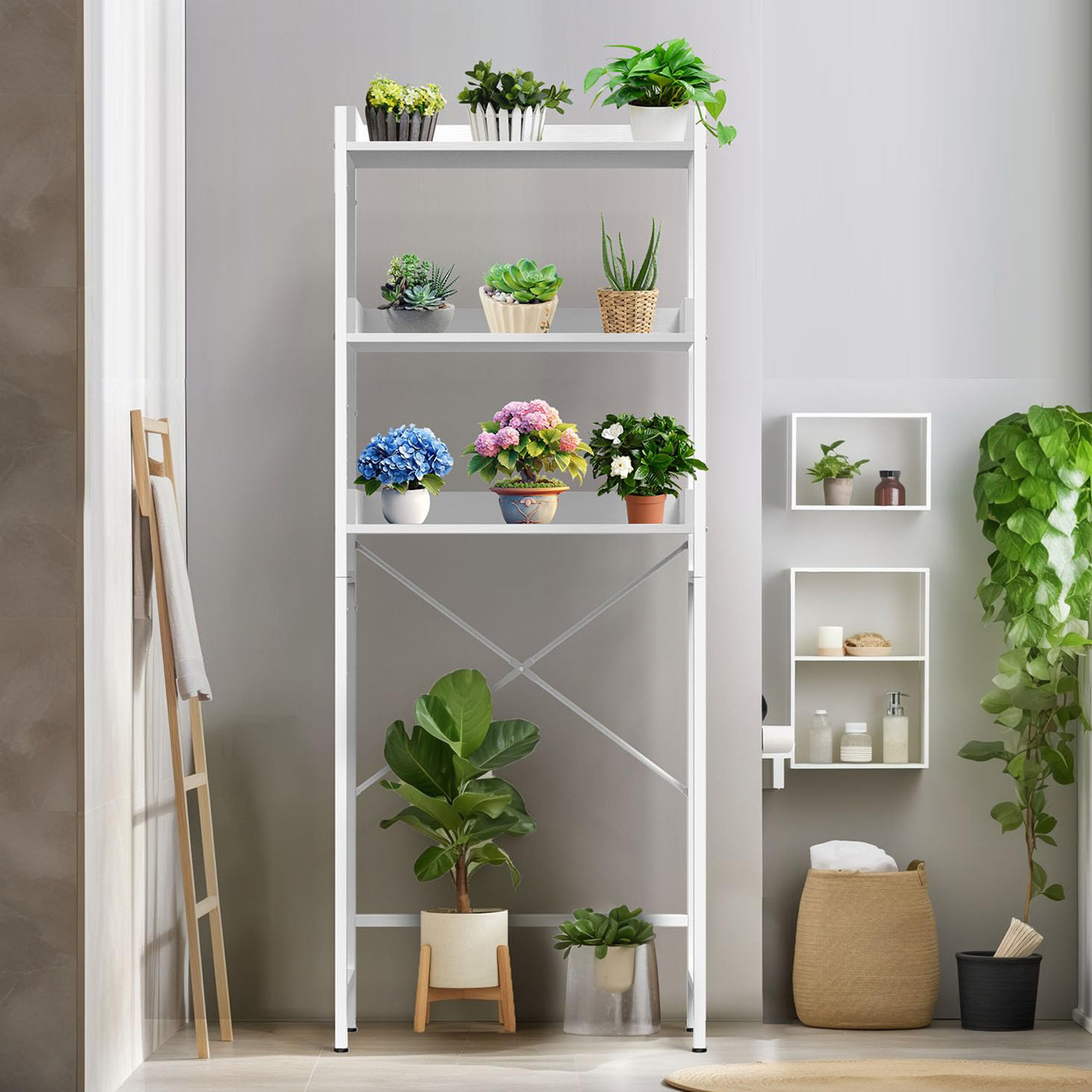 Rebrilliant 3-tier bathroom toilet storage rack | Wayfair