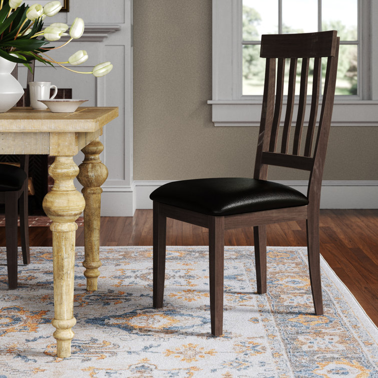 Three Posts™ Schoenberg Faux Leather Upholstered Side Chair | Wayfair