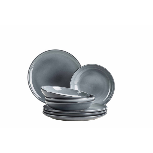 Brayden Studio Pownall 8 Piece Stoneware Dinnerware Set - Service for 4 ...