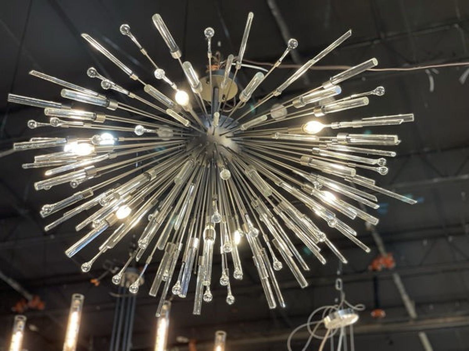 Everly Quinn Satya 10 - Light Dimmable LED Geometric Chandelier | Wayfair