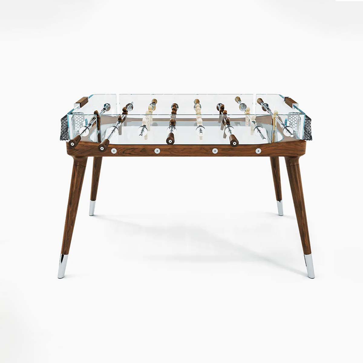 FECOPT Minimalist Walnut Solid Wood Foosball Table - Wayfair Canada