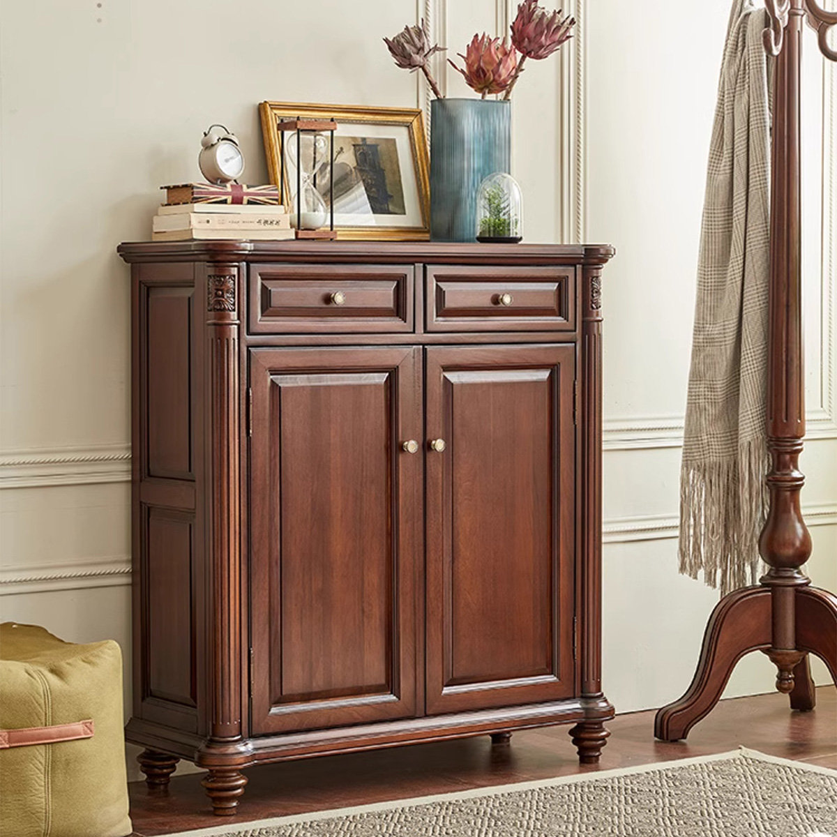 Eden Rim Solid Wood Accent Cabinet - Wayfair Canada