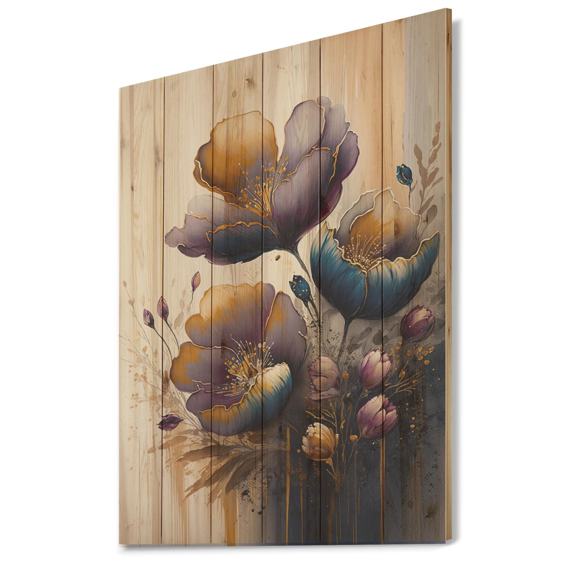 Red Barrel Studio Red Blooming Crocus Flowers II - Floral & Botanical ...