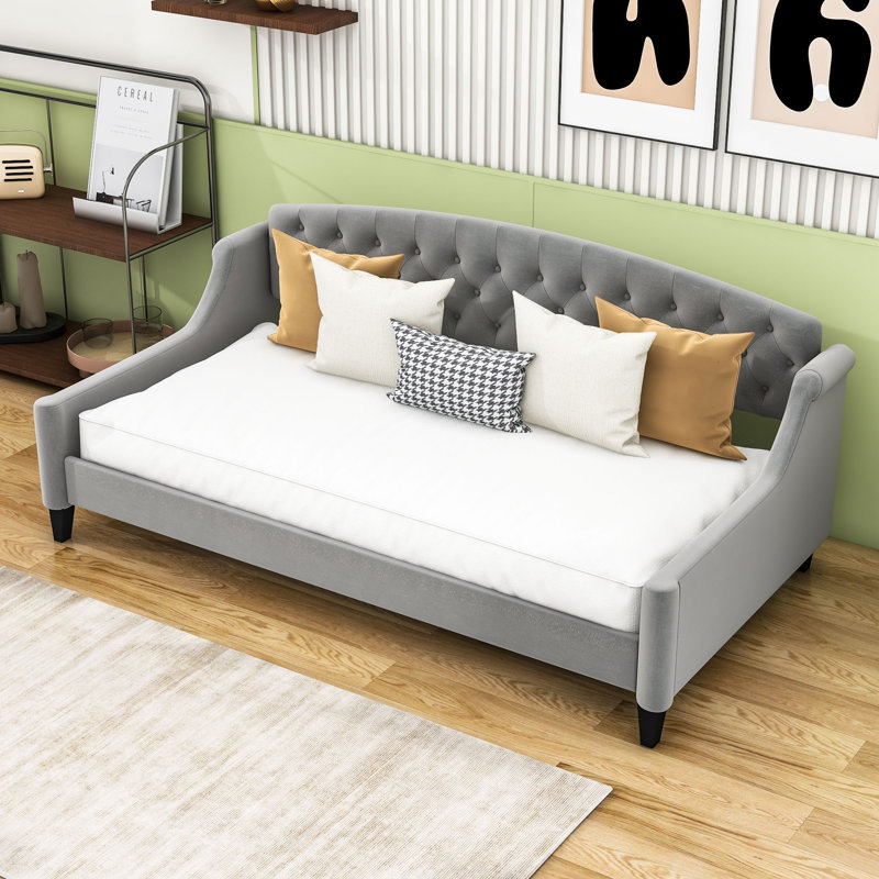 House of Hampton® Jeslin Upholstered Daybed with Tufted | Wayfair