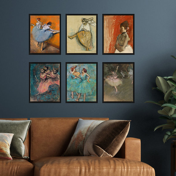Red Barrel Studio® Degas Framed 6 Pieces by Edgar Degas Print - Wayfair ...