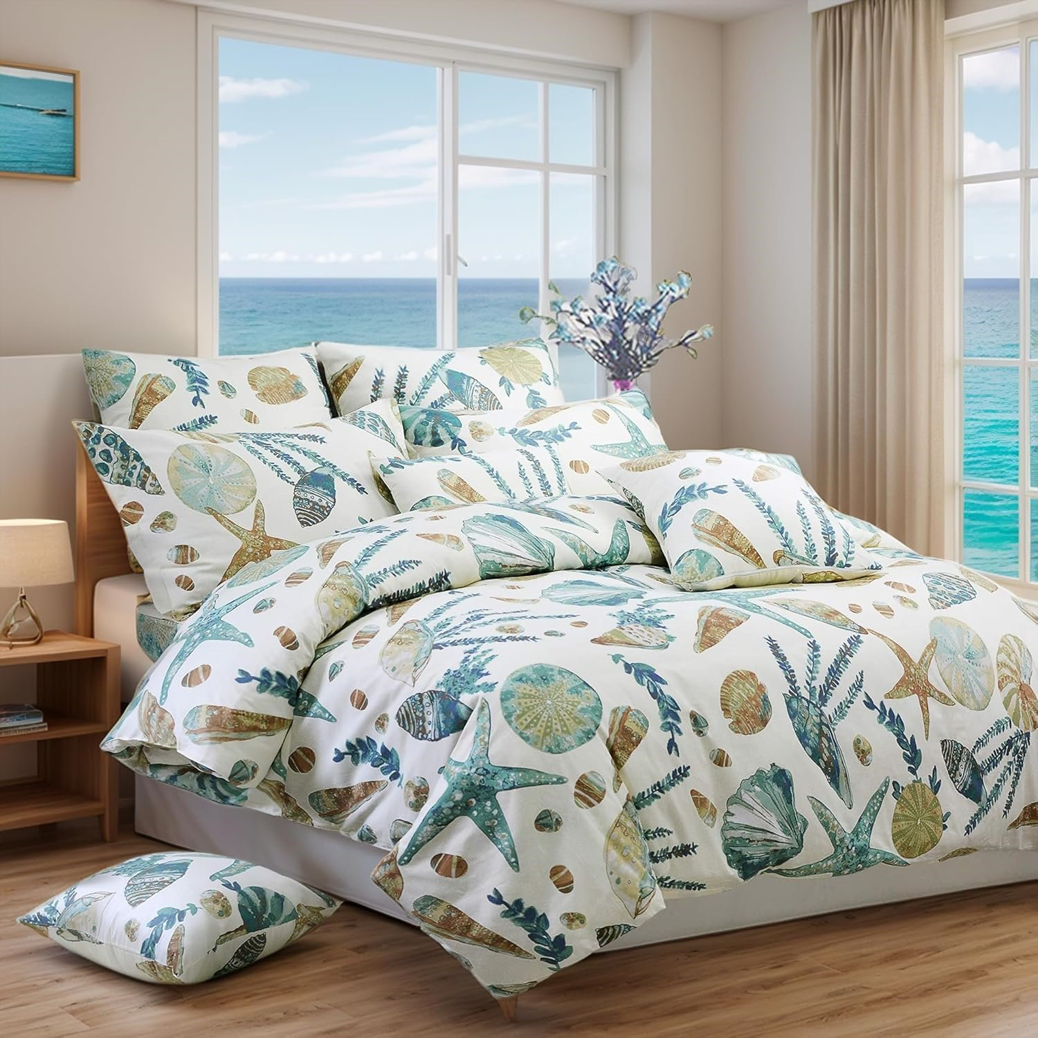 water bed outlet A Cover Set Twin Beach Themed Bedding Sets,With Hidden ...