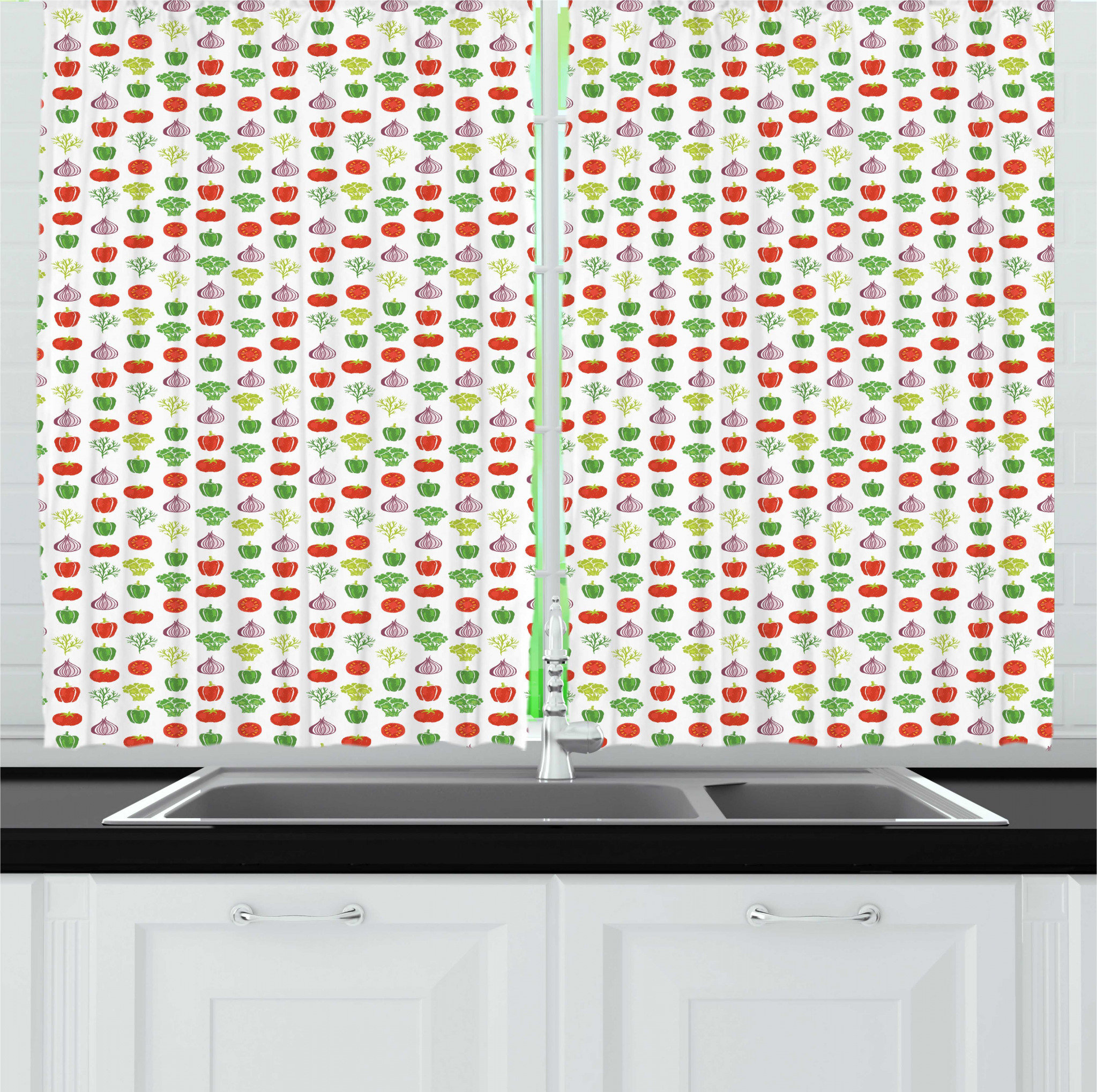 East Urban Home 2 Piece Vegetables Food Themed Simple Repetitive ...