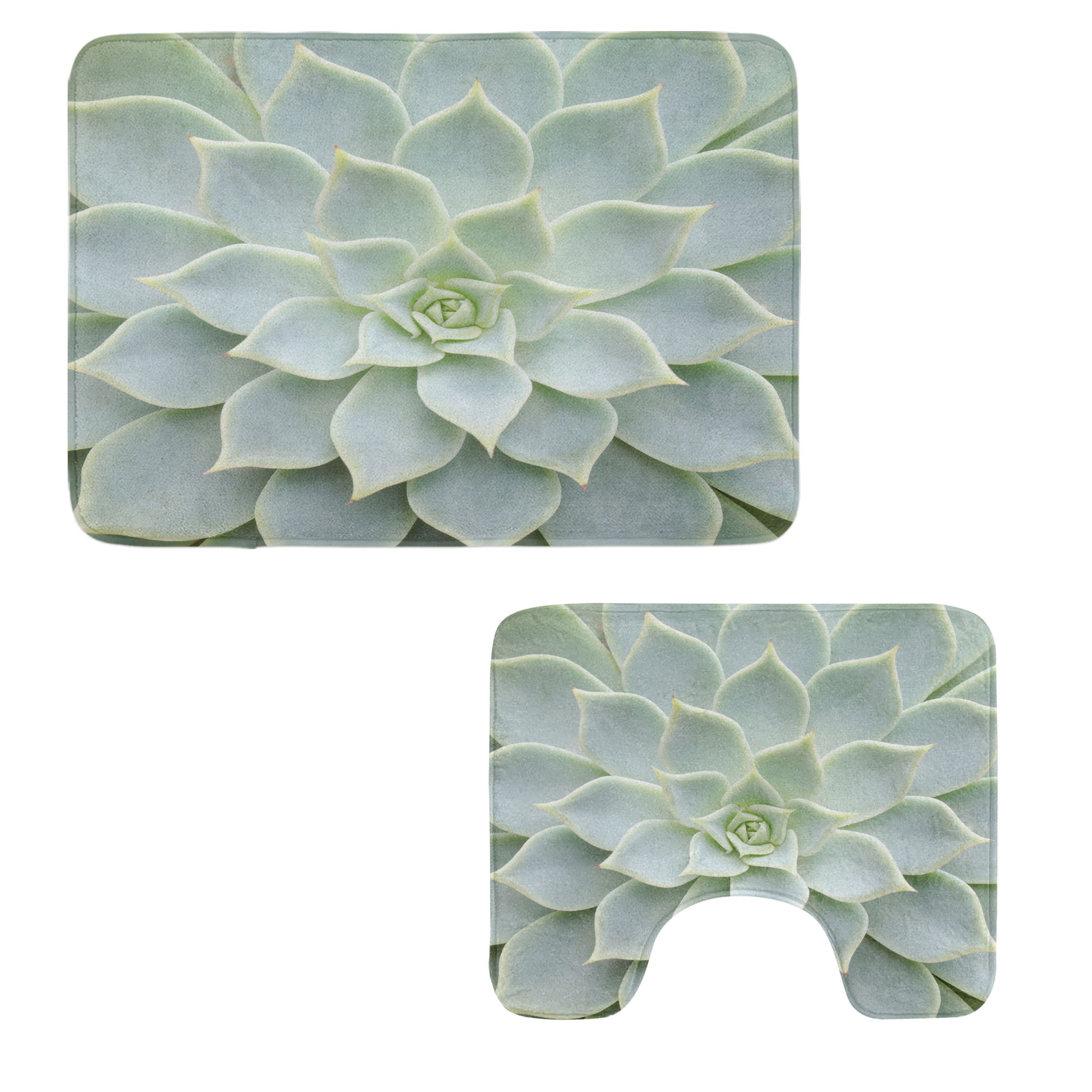 East Urban Home Desert Bathroom Rug Set 2 Pieces Rectangle & Contour ...